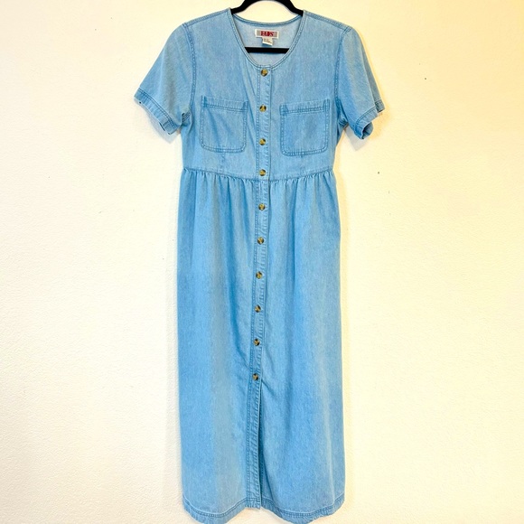 Fads | Dresses | Vintage Chambray Dress | Poshmark